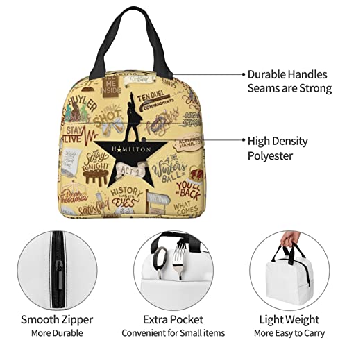 Lunch Bag For Women Men Insulated Lunch Box For Adult Reusable Lunch Tote Bag For Work, Picnic, Travel