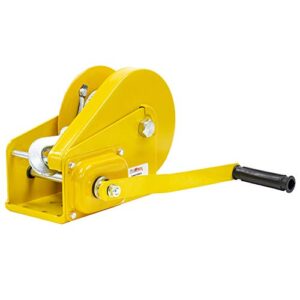 Prowinch Hydraulic Foldable Davit Crane with Winch - with 2000 Lbs Load Capacity - 360 Degree Swivel - Professional Grade Lifting Hand Winch with Automatic Brake - Durable and Versatile