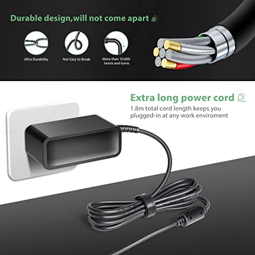 CASIMY 10V AC Power Adaptor Charger Compatible with PetSafe Healthy Pet Simply Feed Dog Cat Automatic Pet Safe Feeder PAC00-15478 16023 PFD00-14574 PFD00-15788 PFD19-15521 750mA Adapter Power Supply