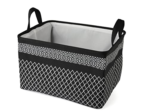 Storage Basket 2-Pack Fabric Storage Bins for Organizing Clothes Toys Collapsible Storage Basket with Handles Storage Bins for Shelves