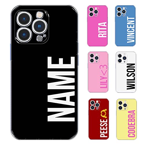 COOZEBRA Custom Personalized Phone Case Design Your Own Photo Phone Case Compatible with Apple iPhone 14 13 12 11 Pro Max Mini X XS XR 6 7 8 Plus SE (Text 1)