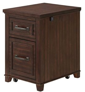 martin svensson home del mar fingerprint lock file cabinet, walnut coffee