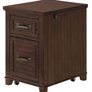 Martin Svensson Home Del Mar Fingerprint Lock File Cabinet, Walnut Coffee