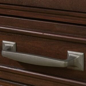 Martin Svensson Home Del Mar Fingerprint Lock File Cabinet, Walnut Coffee