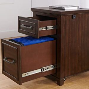 Martin Svensson Home Del Mar Fingerprint Lock File Cabinet, Walnut Coffee