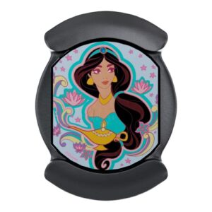 disney slim grip phone grip kickstand accessory - super thin wireless charger compatible, back bone for iphone,ipad,ipod,samsung (princess jasmine)