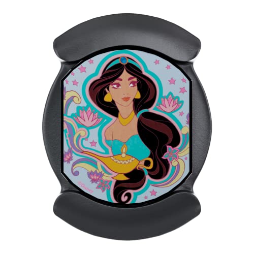 Disney Slim Grip Phone Grip Kickstand Accessory - Super Thin Wireless Charger Compatible, Back Bone for iPhone,iPad,iPod,Samsung (Princess Jasmine)