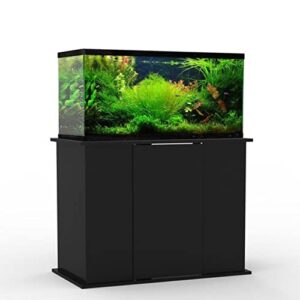 aquatic fundamentals, 50/65 gallon wood aquarium stand, 37.37" l x 19.37" w, black