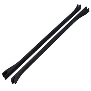 the simple lid props (pair) for fluval flex aquariums (black)