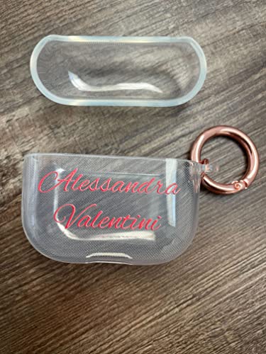 Custom Nurse Clear AirPods 3 Case with Grey Color Keychain - Best Personalized Gift for Doctor Nurse 3rd Generation AirPods Case with Your Text Add Your Name