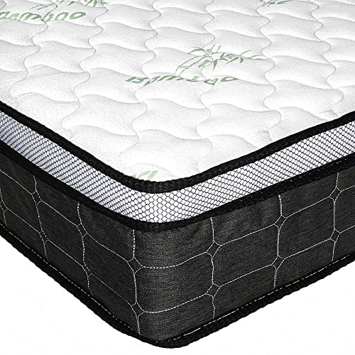 Swiss Ortho Sleep, 12'' Inch Memory Foam and Innerspring Hybrid Medium-Firm Plush Mattress/Bed-in-a-Box/Pressure Relieving Bliss, Queen, White