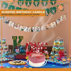 Happy Birthday Gift Cake Candle - Beautiful Cute Cool 10 oz Bday Scented Candle ~ Looks Like a Real Cake ~ Presented in a Stylish Gift Box ~ 100% Soy Wax (Does Not Include Glass Tray)