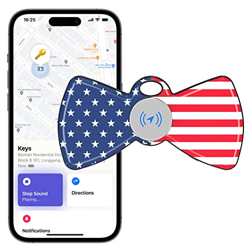 Coredy Lotogo B1 Bluetooth Tracker, Works with Apple Find My (iOS Only), Key Finder and Item Locator with Electronics Light Indicator, Global Signal Source Item Finders for Bags, Key Chain Accessories