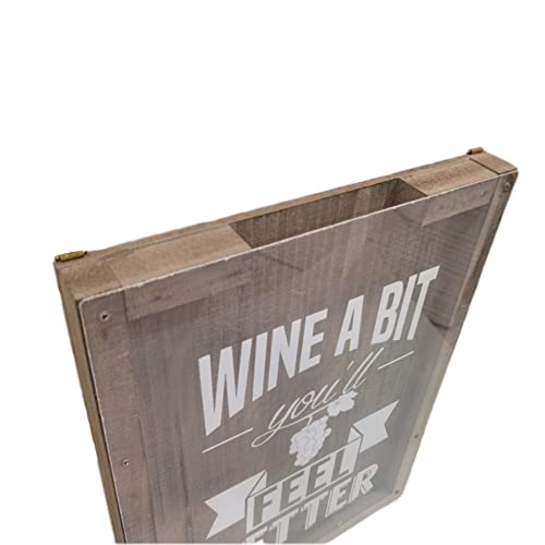 Wine Cork Holder Decor Gifts Shadow Box Wine Sign for Wine Lovers Accessories Display Storage Decorative Container