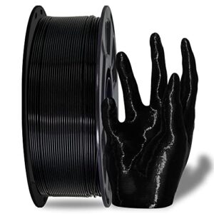 1kg black pla 1.75mm 3d filament, widely support for fdm 3d printer/ 3d pen on market, high diameter tolerance, 2.2lbs 3d printing material by mika3d