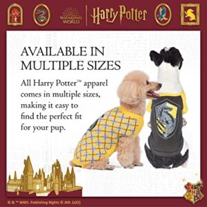 Harry Potter: Hufflepuff Pet Sweater - Size Small | Harry Potter Costumes for Dogs| Harry Potter Dog Apparel & Accessories for Hogwarts Houses, Hufflepuff Yellow