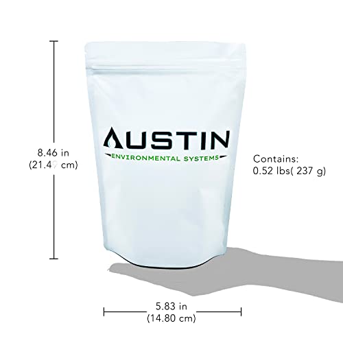 Austin Environmental Systems GRANULAR Activated Carbon(Charcoal) Multipurpose 0.52lbs (237g) Made in USA