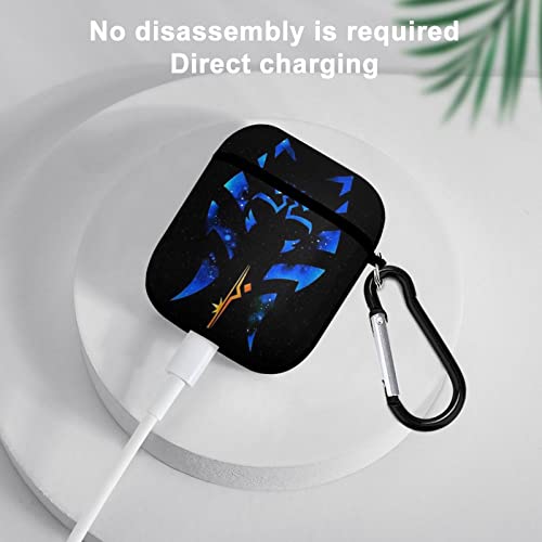 Ahsoka Tano Fulcrum Easy to Install and Remove Bluetooth Earphone Case with Hook for Airpods 1 and Airpods 2, Dust Proof, Drop Proof, Scratch Proof. Not Easy to Fall Off