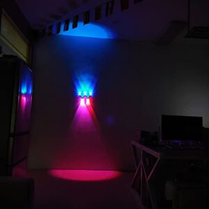 ACNCTOP Night Light Projector,Led Projector Kids Bedroom Lights Wall Sconces RGB and White Lamp Perfect for Aesthetic Room Decor in Your Home