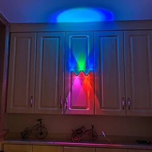 ACNCTOP Night Light Projector,Led Projector Kids Bedroom Lights Wall Sconces RGB and White Lamp Perfect for Aesthetic Room Decor in Your Home