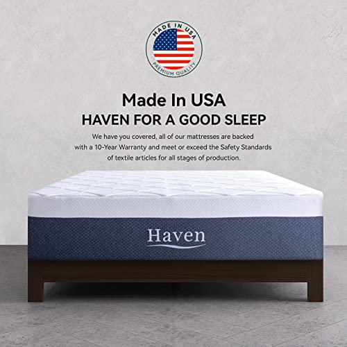 Vyfipt King Size Memory Foam Mattress 14 Inch Bed in a Box Gel AeroFusion Memory Foam Cooling Medium Firm Hybrid Mattress - Breathable - No Box Spring Needed – King,14 Inch