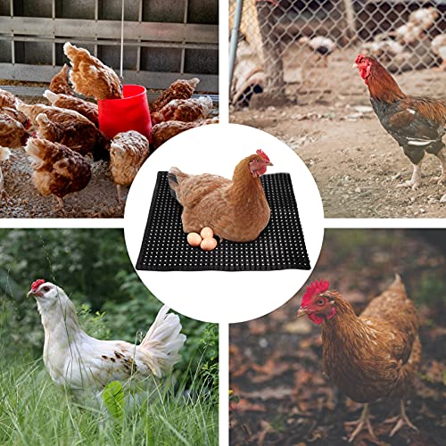 POPETPOP Chicken Coop Accessories Chicken Nesting Pads, Chicken Laying Egg Mat, Washable Chicken Nesting Pads Chicken Coops Nesting Boxes Chicken Bedding Liners Eggs Storage Pad