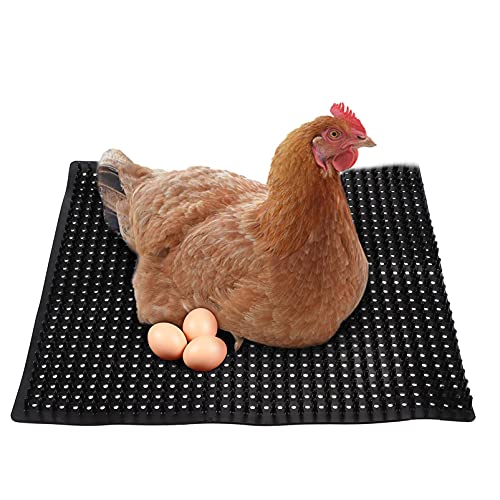 POPETPOP Chicken Coop Accessories Chicken Nesting Pads, Chicken Laying Egg Mat, Washable Chicken Nesting Pads Chicken Coops Nesting Boxes Chicken Bedding Liners Eggs Storage Pad