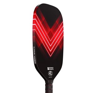 kasaca pickleball paddles, usapa carbon fiber pickleball paddle with pickle ball paddle cover, pickle ball raquette pickle ball racket edgeless style, pickleball rackets intermediate to professional​​