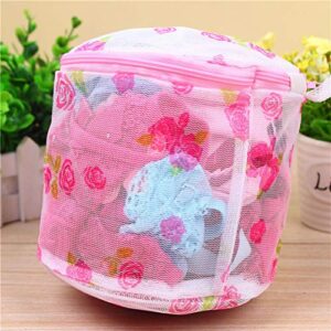 Cabilock Laundry Basket 5pcs Underwear Wash Mesh Bag Mesh Bra Laundry Bag Thickened Zippered Mesh Laundry Bags Bra Lingerie Panties Washing Bags Foldable Underwear Washing Bag for Women Girl White