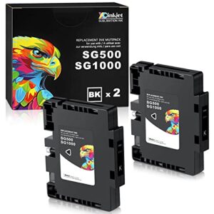 xcinkjet new sublimation ink cartridge compatible with sawgrass virtuoso sg500 sg1000 printers(2*black)