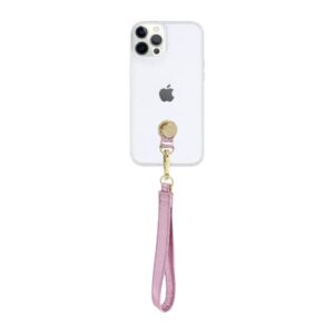 sonix vegan leather adhesive phone wristlet strap (mauve)