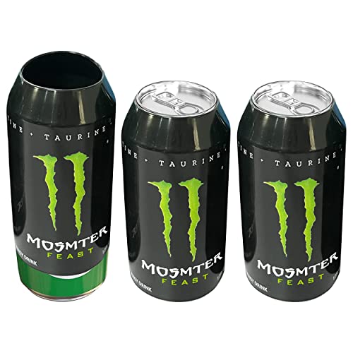 Skywin Silicone Can Sleeve (3 Pack) - Can Cover can Hides Can by Disguising it as a Can of Soda (Momster 3pk 12oz)