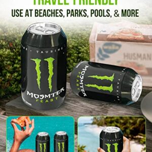 Skywin Silicone Can Sleeve (3 Pack) - Can Cover can Hides Can by Disguising it as a Can of Soda (Momster 3pk 12oz)