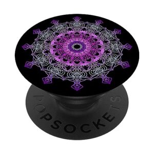 purple mandala popsockets standard popgrip