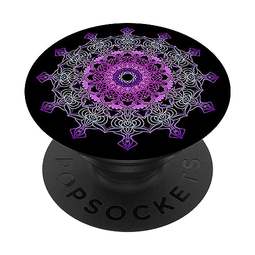 Purple Mandala PopSockets Standard PopGrip