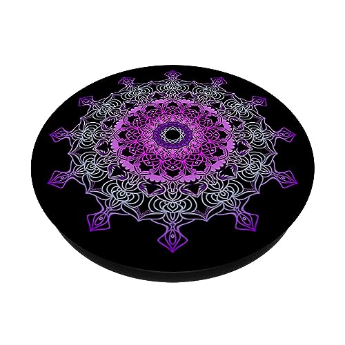 Purple Mandala PopSockets Standard PopGrip