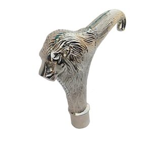 r s e beautiful antique solid brass lion handle cane for walking stick cane gifts