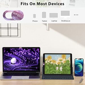 Wildnut Webcam Cover Slide, Camera Blocker for Laptop Protect Your Privacy and Security, Laptop Camera Cover Slide Ultra Thin Fits MacBook Air Pro iPhone iPad (River 3pcs)