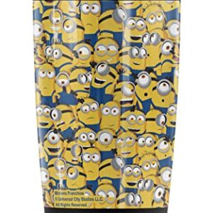 Logovision Minions OFFICIAL Group Pattern Stainless Steel 20 oz Travel Tumbler, Vacuum Insulated & Double Wall with Leakproof Sliding Lid