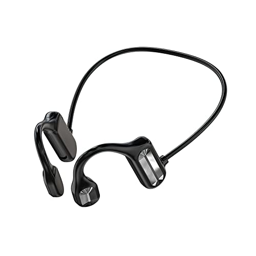 Urban Nirvana Premium Bone Conduction Open-Ear Sport Headphones - Sweat Resistant Earphones for Workouts and Running with Deep Base (Black-04), Pack of 1