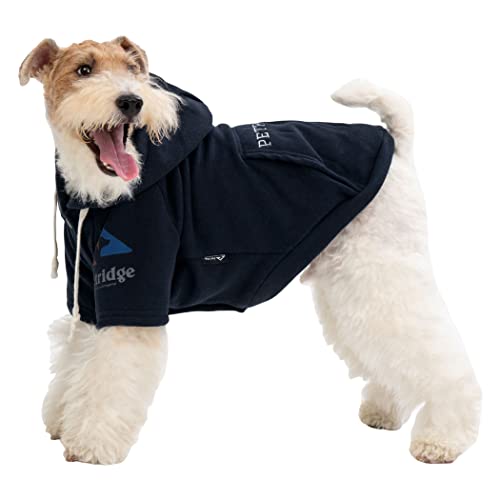 Petridge Dog Hoodie Sweatshirt Warm and Soft for Small Medium Large Dogs (X-Large Navy)