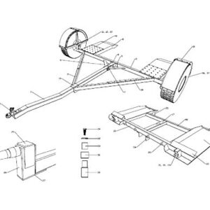 The Best DIY Plans Store Towing Dolly Plans DIY Emergency Car Tow Vehicle Recovery Build Your Own