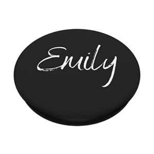 Emily First name Design PopSockets Swappable PopGrip