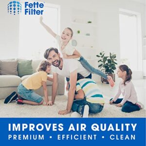 Fette Filter - FLT200 Air Purifier Filter Compatible with GermGuardian Filter Q for AP201/AC225 Air Purifier - Pack of 4