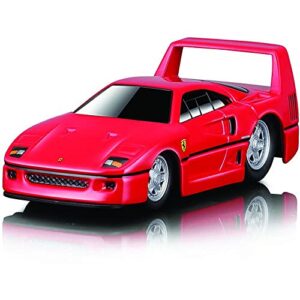 ferrari f40 red 1/64 diecast model car by muscle machines 15558