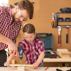 BSRHOME Power Tool Organizer Heavy Duty Tool Shelf Organizer | Wall Mounted Garage Storage Rack for Handheld & Power Tools | Perfect for Father's Day