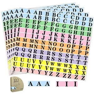 alphabet book spine labels alphabet letters teacher supplies stickers for classroom 520 pcs a-z tab dividers stickers file folder labels library books bin shelf labels for classroom book organization