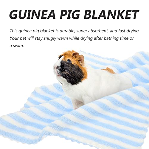 Ipetboom 5Pcs Guinea Pig Cage Liner Small Animal Washable Absorbent Pee Pads Waterproof Pet Bedding Mat for Bunny Rabbit Hedgehog