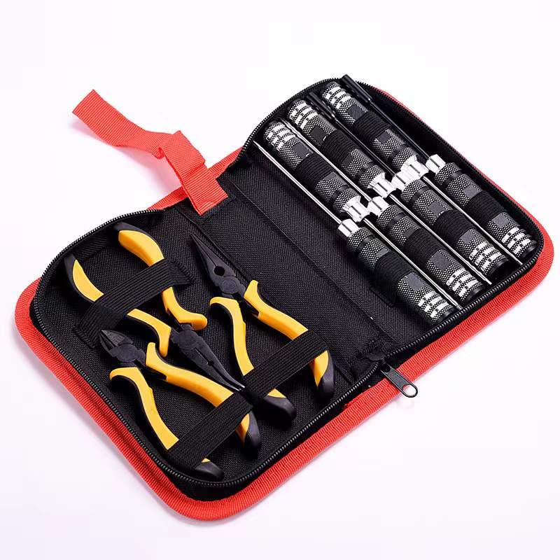 11 in 1 Professional Multi RC Tools Kits Box Set Hex Driver Allen Keys Screwdriver Pliers Wrench Repair for Rc Car DJI Drone Traxxas Boat Quadcopter Helicopter