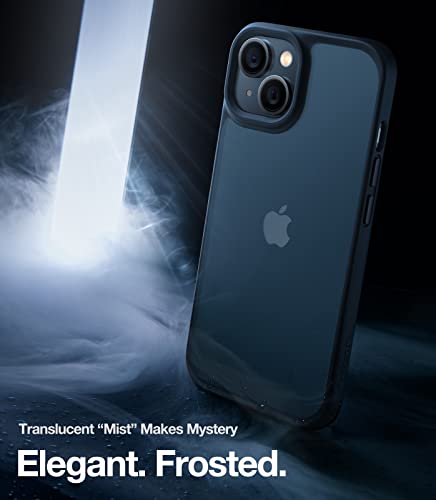 TORRAS 𝟮𝟬𝟮𝟯 𝗨𝗽𝗴𝗿𝗮𝗱𝗲𝗱 Shockproof for iPhone 14 Case [10FT Military Drop Protection][Sleek Premium Touch] Case for iPhone 14 Phone Cases with Translucent Back & Soft Edge Slim Cover, Black